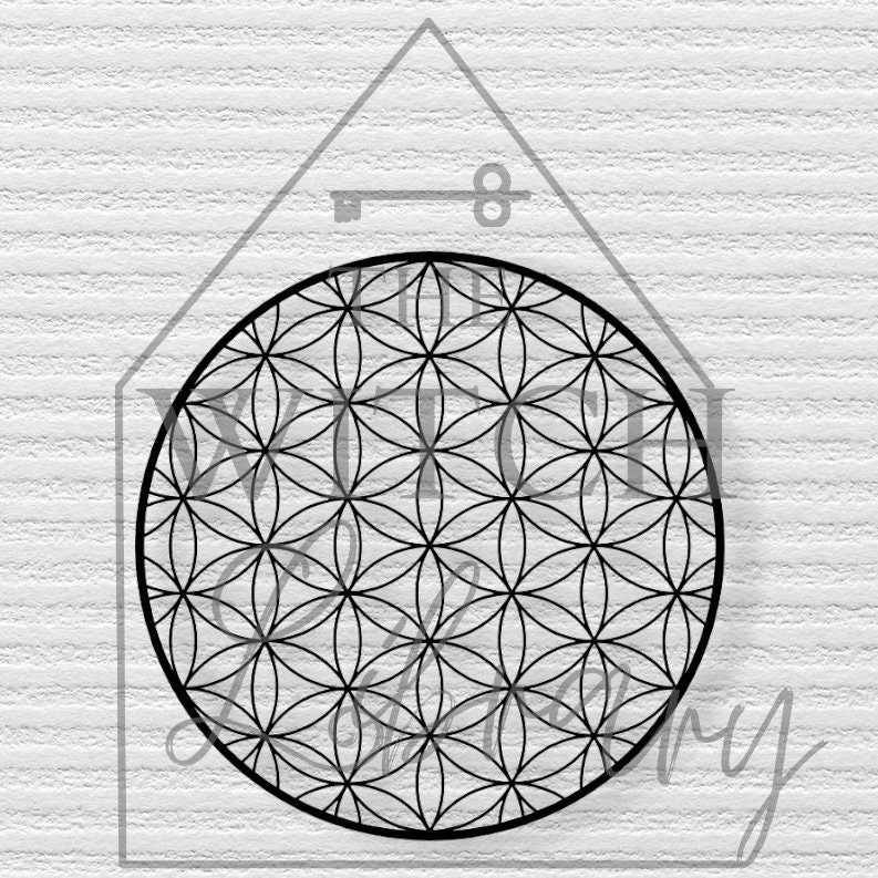 Flower of Life SVG Instant Download Sacred Geometry Digital File Dxf ...