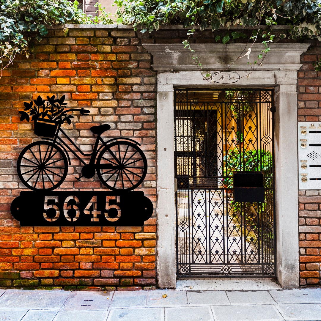 Custom House Number Custom Metal House Numbers Address Sign - Etsy