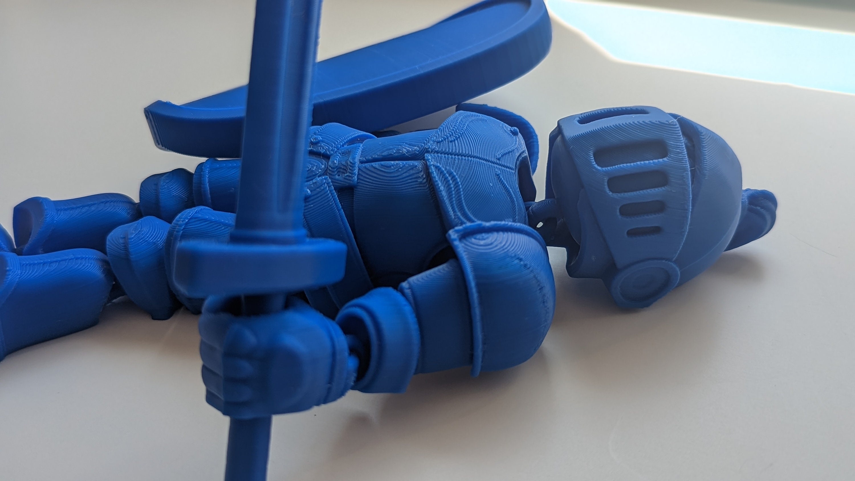 Articulated 3D Flexible Knight With Sword and Shield - Etsy