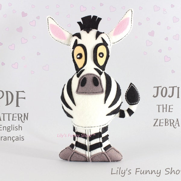 Felt Zebra Pattern - Etsy