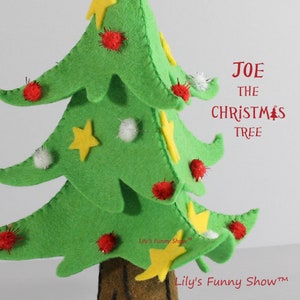 Felt Christmas Tree-pdf Pattern & Svg-plush Sewing Pattern-christmas ...