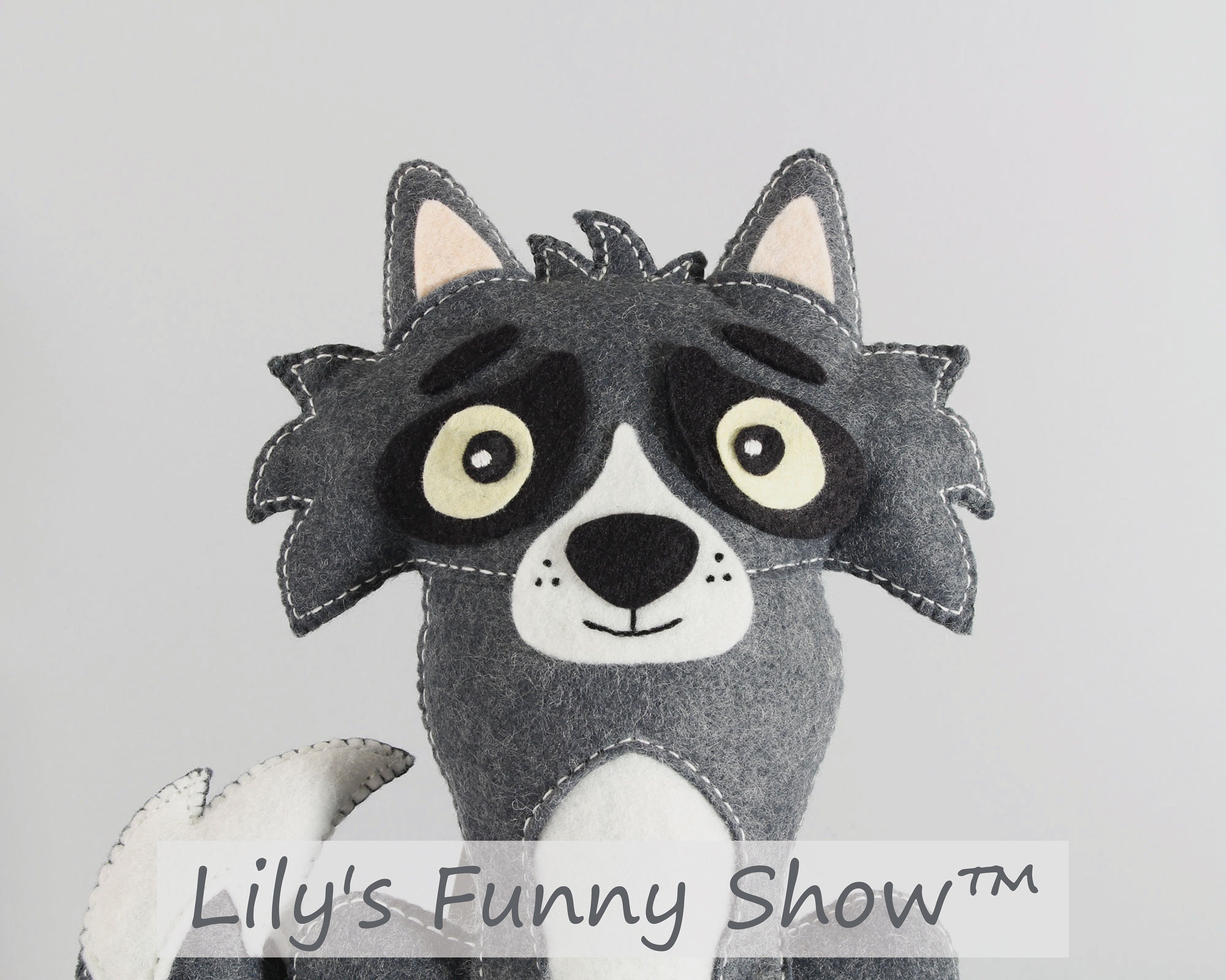 Felt Wolf-pdf Pattern & Svg-plush Sewing Pattern - Etsy Canada