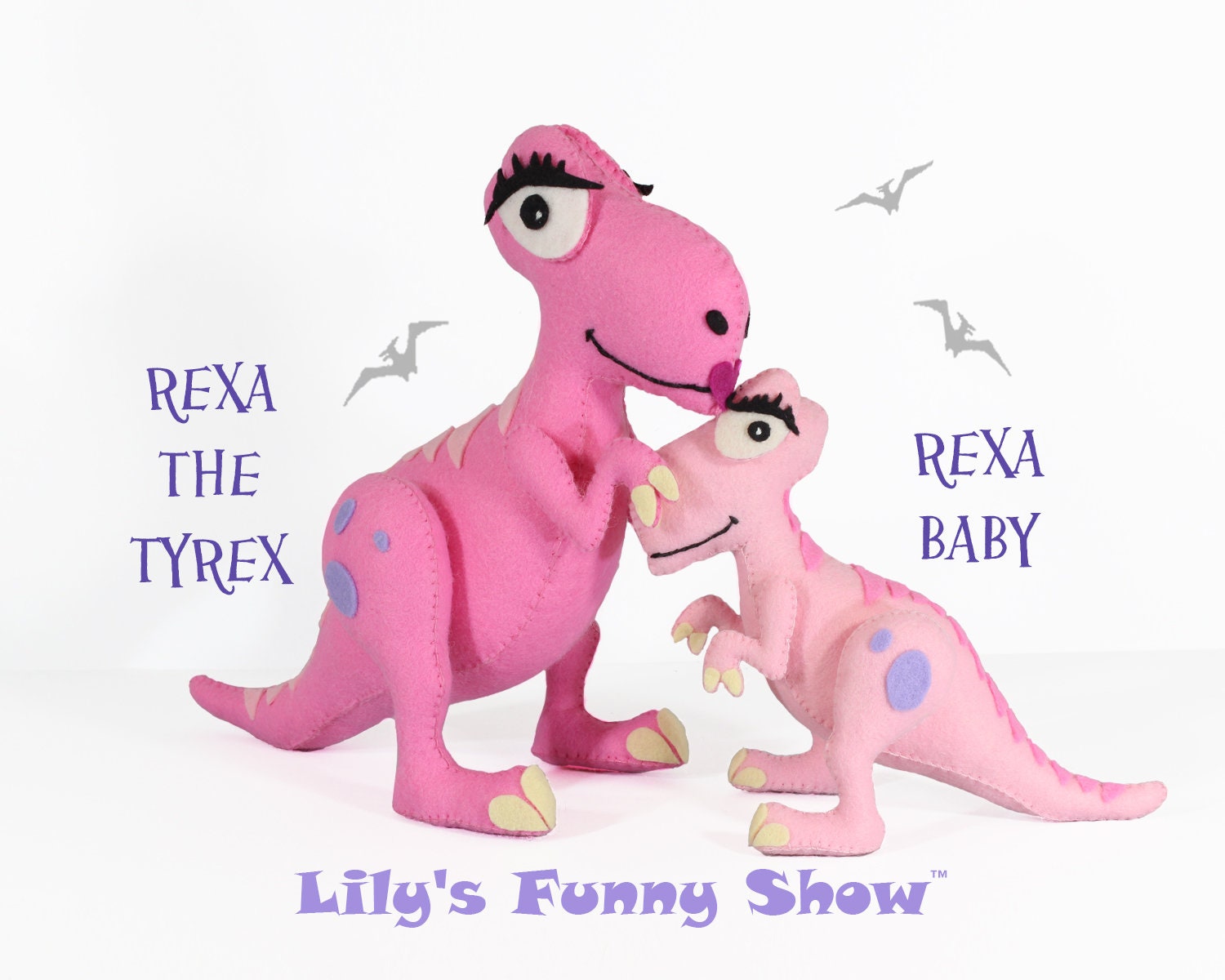 Felt Tyrex-pdf Pattern &svg-plush Sewing Pattern-dinosaurs - Etsy