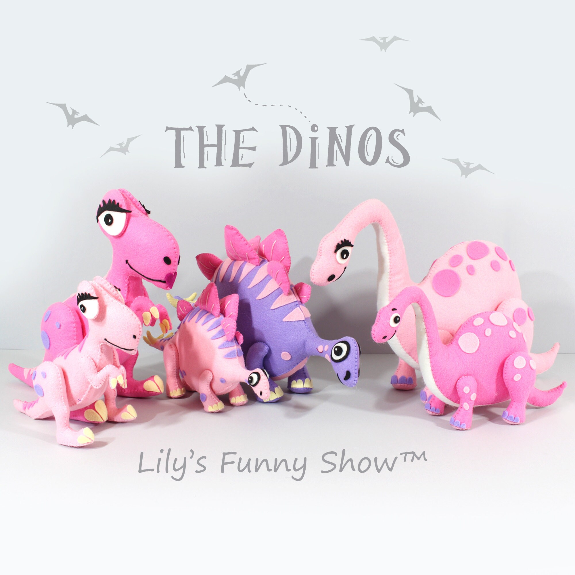 Felt Diplodocus-pdf Pattern &svg-plush Sewing - Etsy