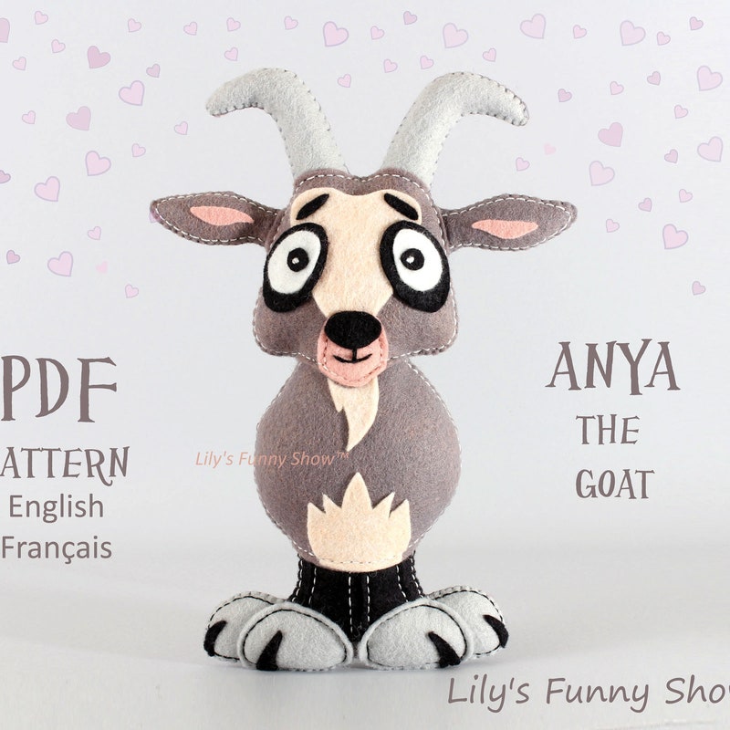 Felt Goats Pattern - Etsy UK