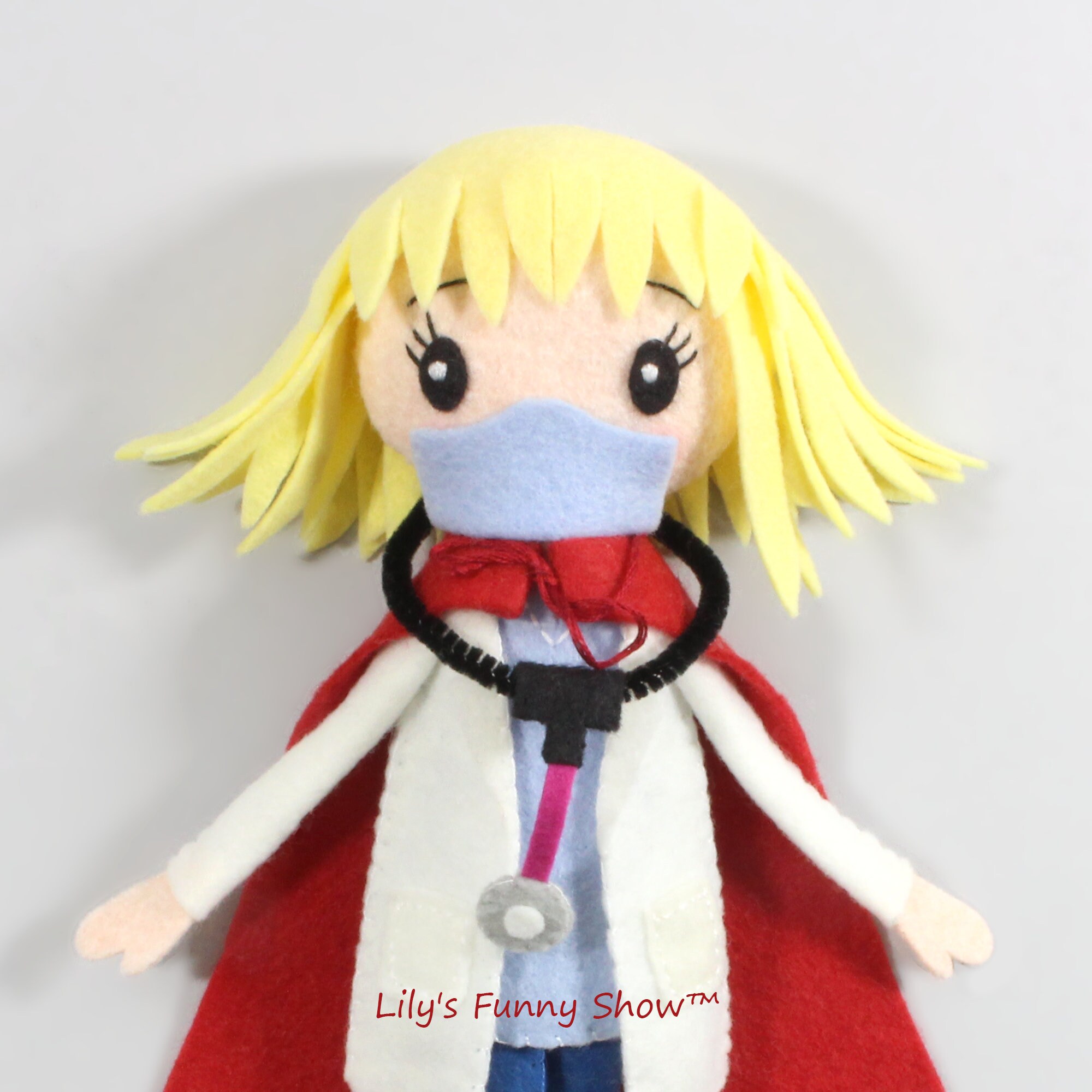 Felt Doctor-pdf Pattern &svg-plush Sewing Pattern - Etsy