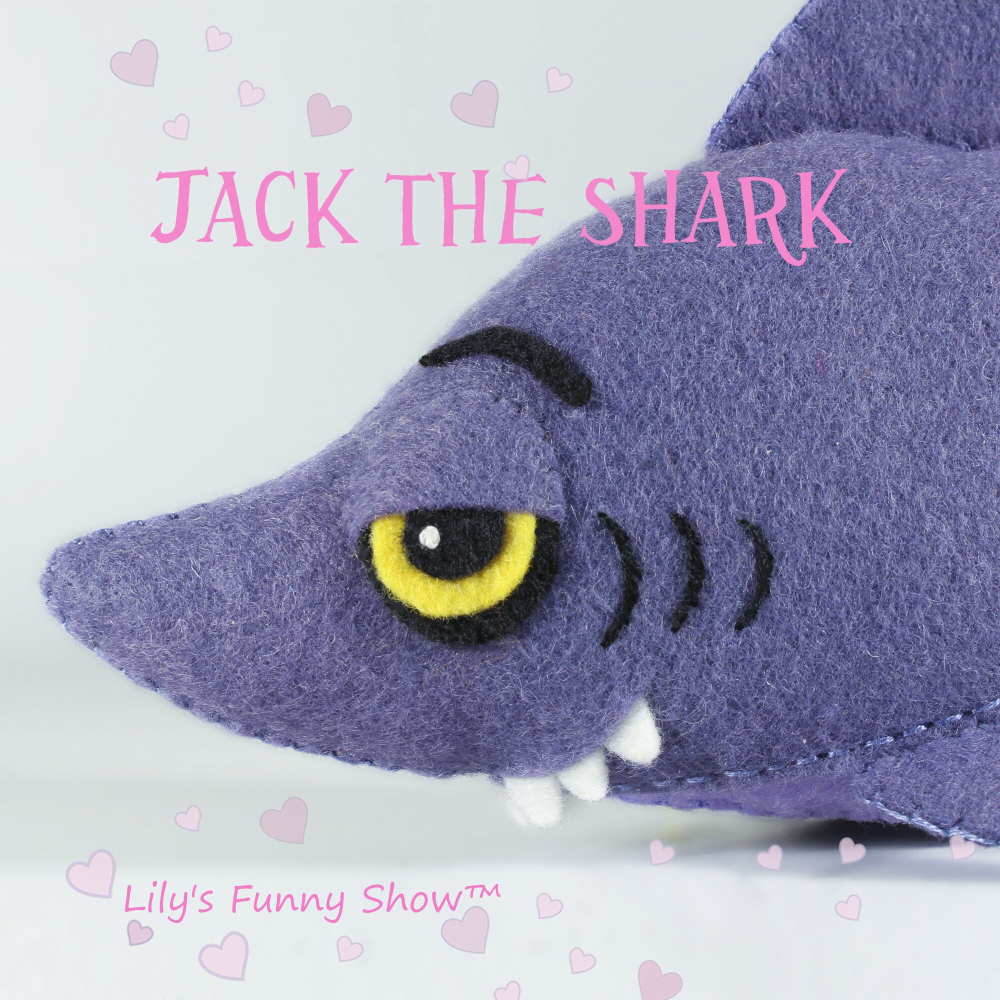 Felt Shark-pdf Pattern &svg-plush Sewing Pattern - Etsy Canada