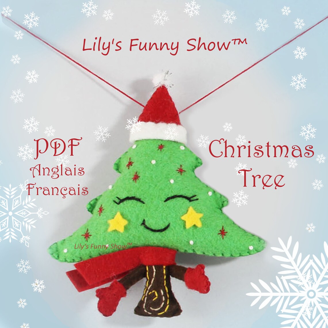 Felt Christmas Tree-pdf Pattern & Svg-plush Sewing - Etsy