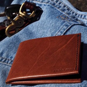 Minimalist Kangaroo Leather Wallet/ Australian Made/ Slim Wallet - Etsy