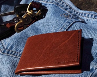Kangaroo Leather Wallet, Minimalist Leather Wallet, Skinny Leather ...
