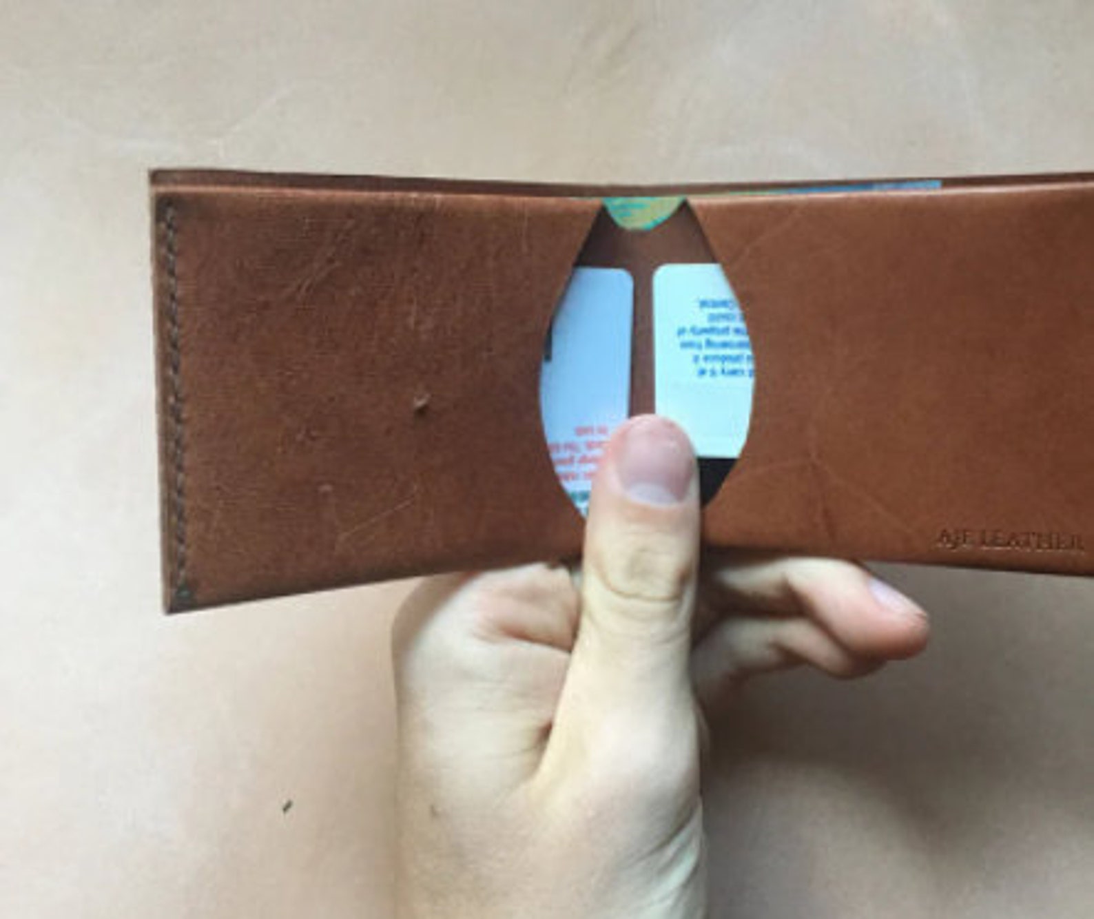 Minimalist Kangaroo Leather Wallet/ Australian Made/ Slim Wallet - Etsy