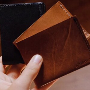 Minimalist Kangaroo Leather Wallet/ Australian Made/ Slim Wallet - Etsy