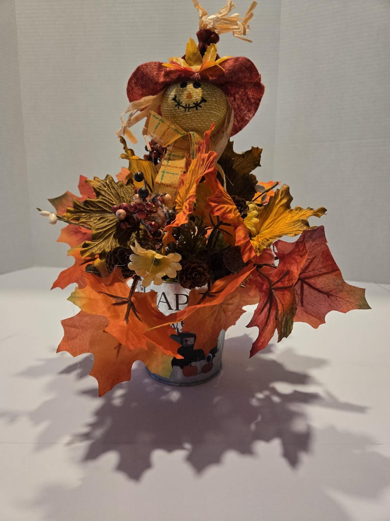 Scarecrow Center Pieces, Fall Decorations, Fall Center Pieces ...