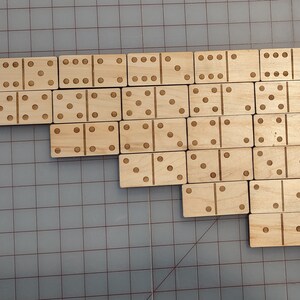 Solid Maple Domino's - Etsy