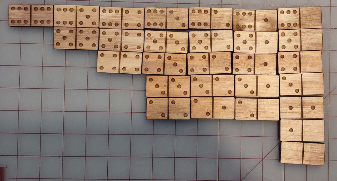 Solid Maple Domino's - Etsy