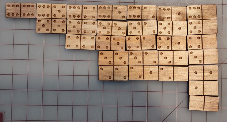 Solid Maple Domino's - Etsy
