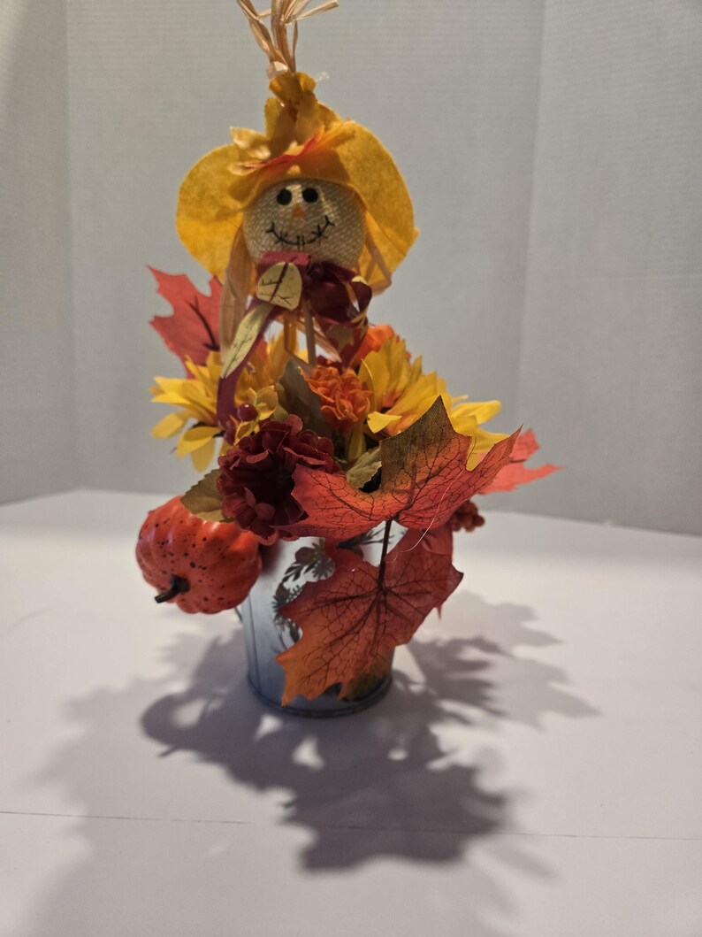 Scarecrow Center Pieces, Fall Decorations, Fall Center Pieces ...