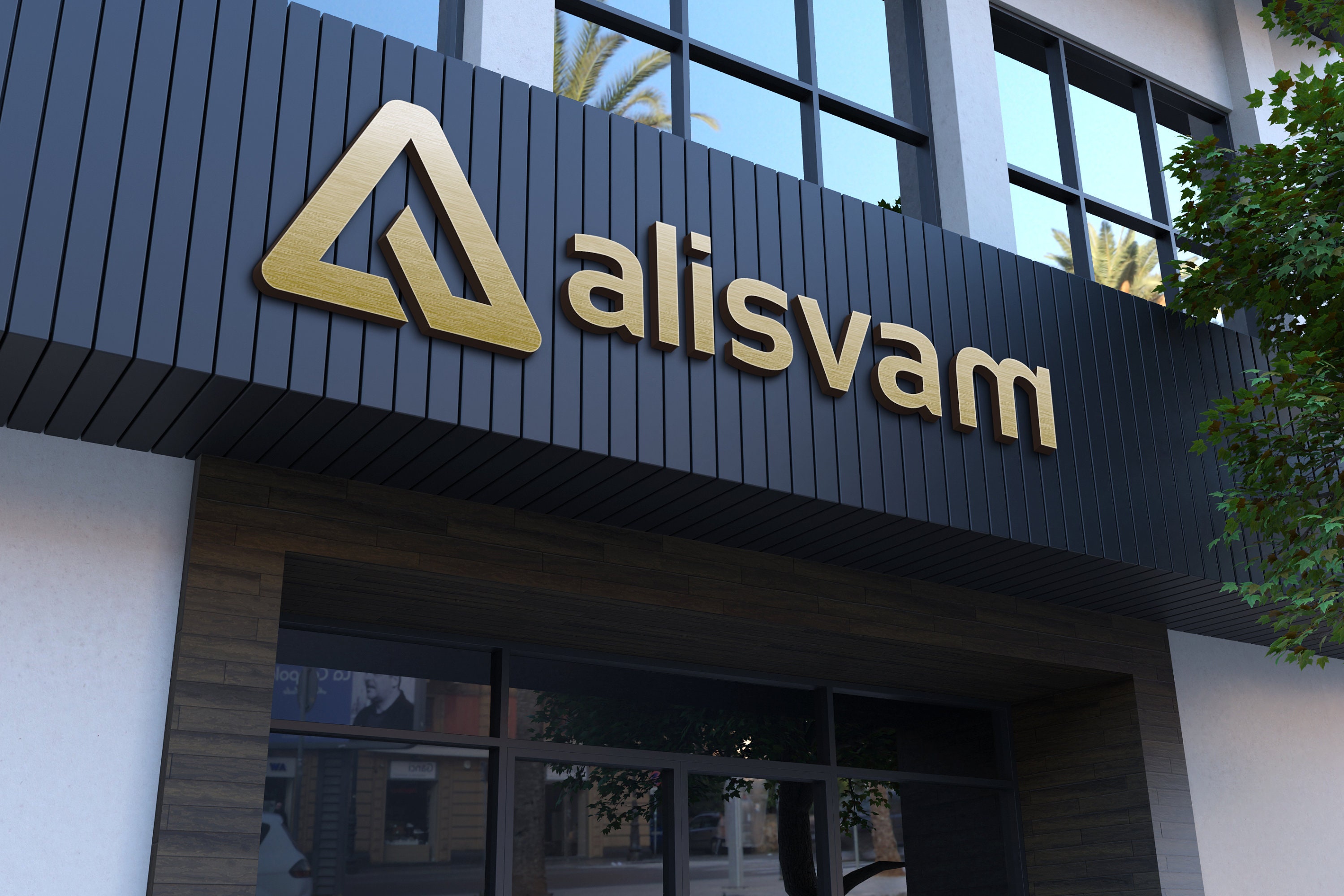 Metal Signage, Silver Sign, Custom Metal Logo, Stainless Steel, Laser ...