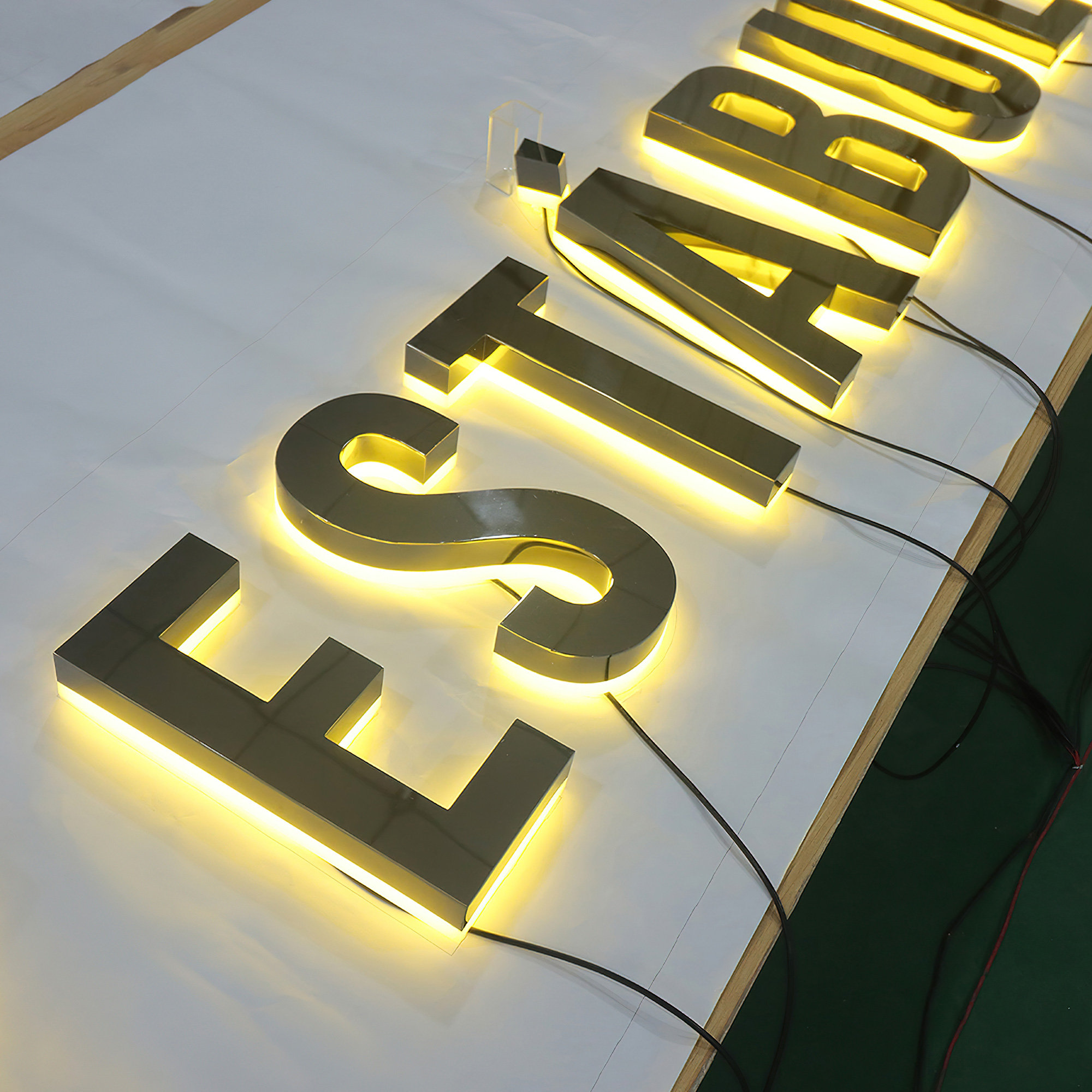 Custom Backlit Sign, Brand Logo, Name Sign, 3D Letters, Business Sign ...