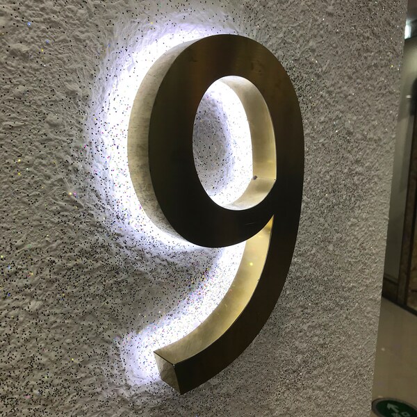 Solar Backlit House Numbers - Etsy
