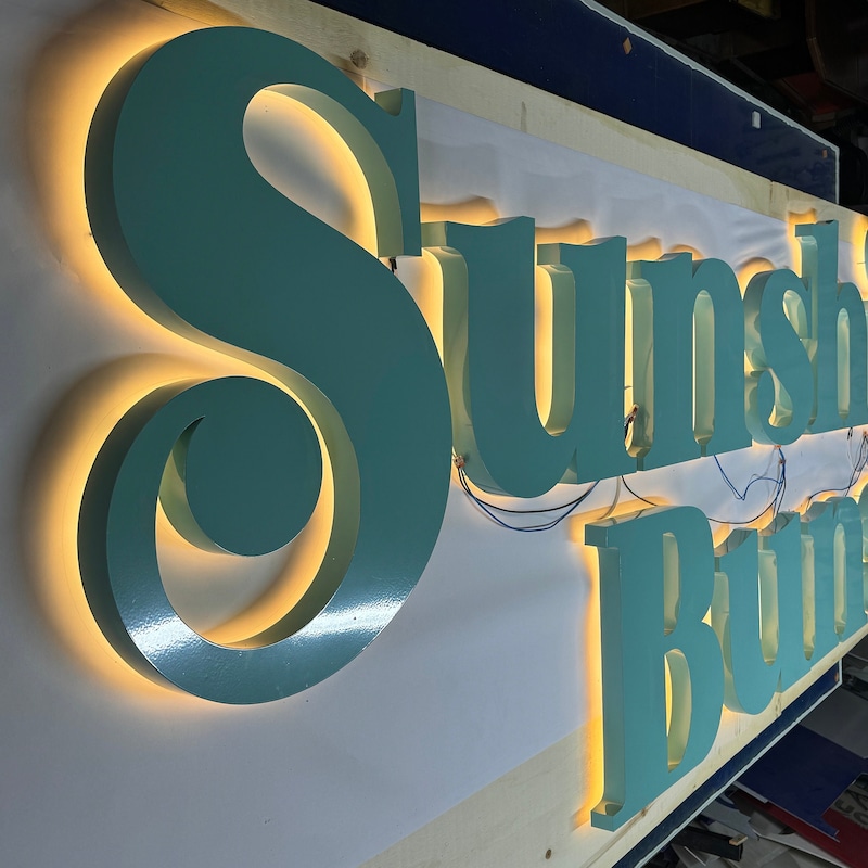 Backlit Sign - Etsy