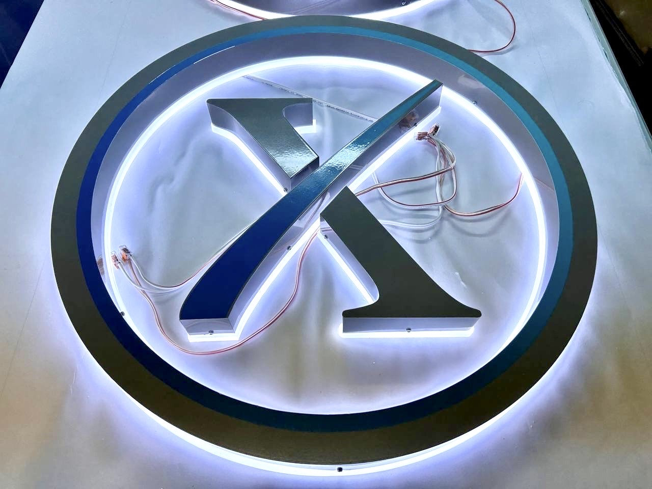 Backlit Logo Wall Sign Indoor Welcome Sign Modern Office - Etsy