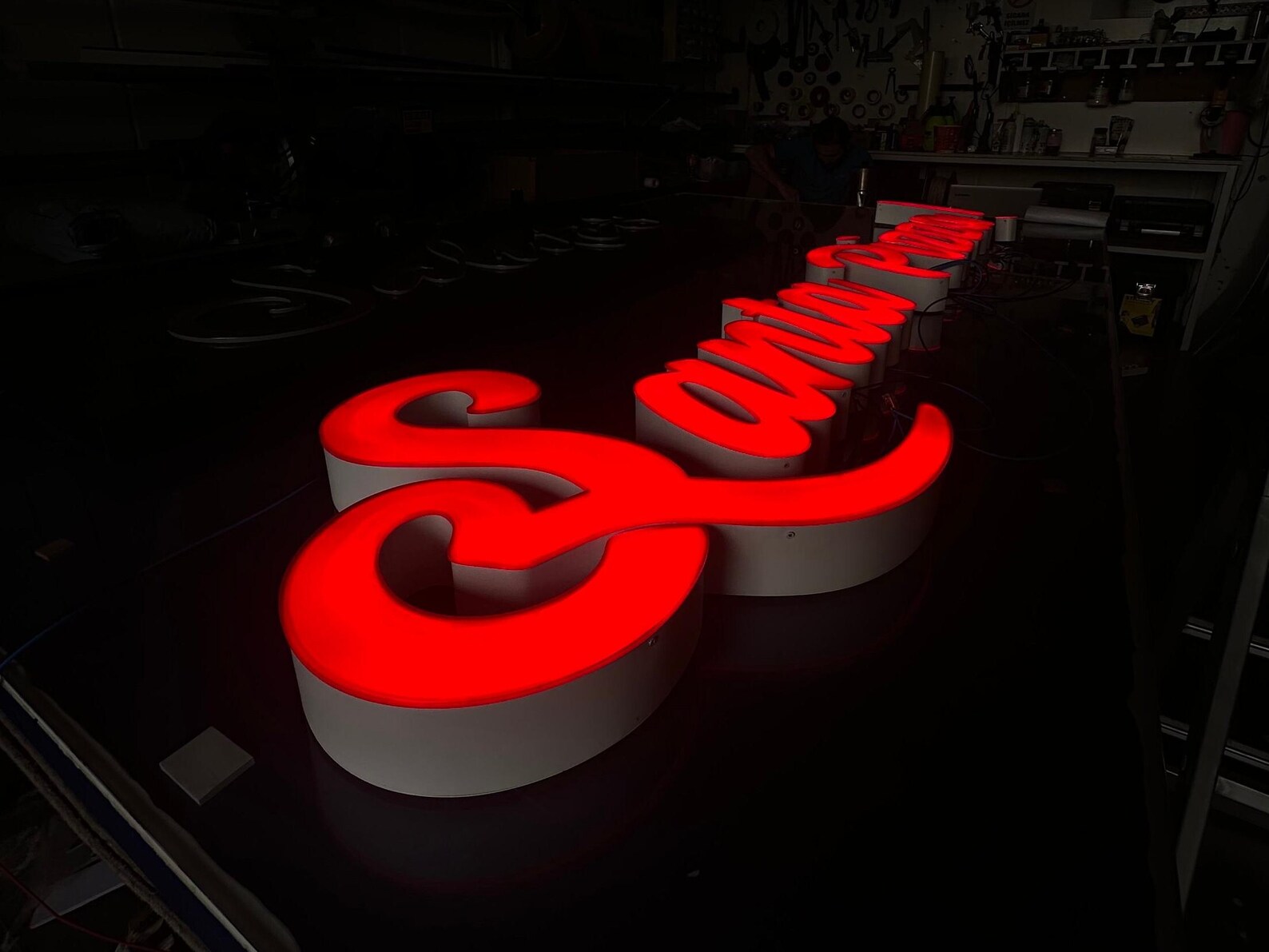 Front Light Sign, Wall Sign, Halo Lit Sign, Frontlight Logo, Front ...