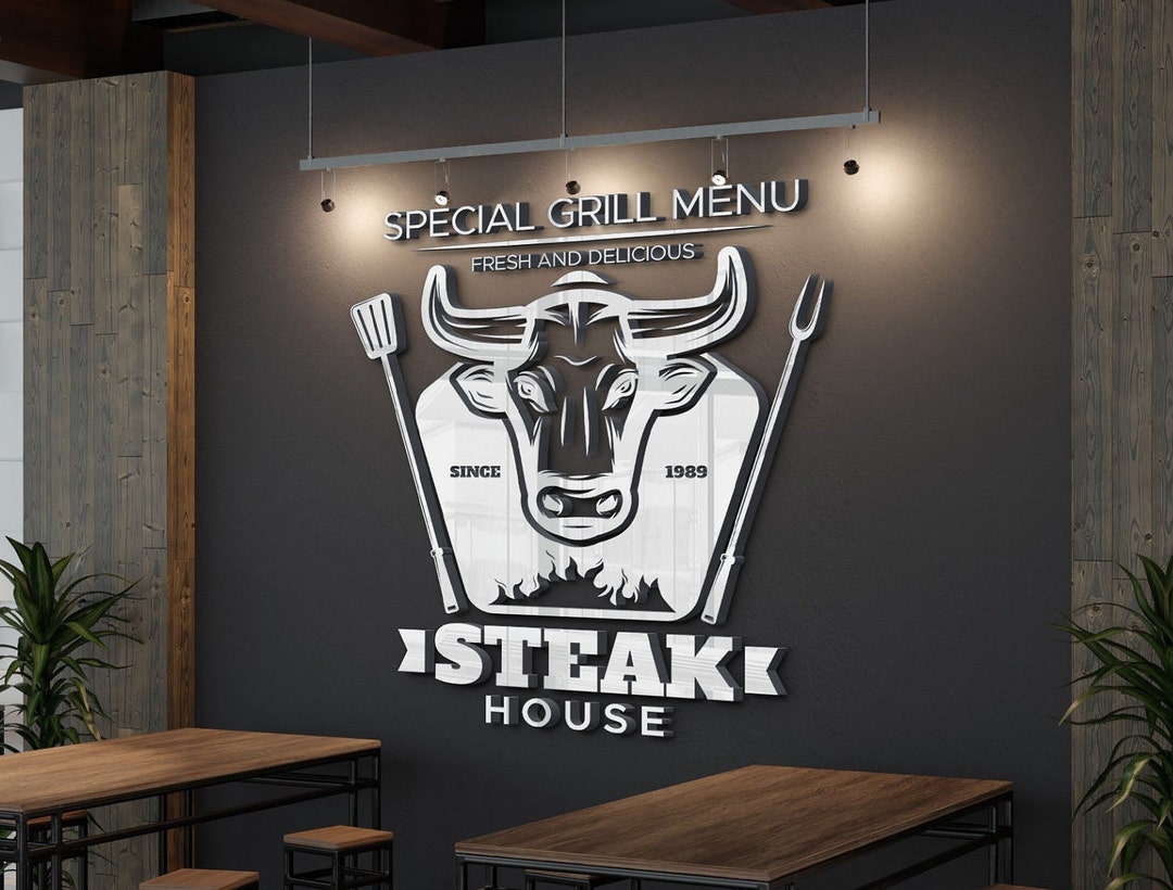 3d Custom Logo, Custom Sign, İndoor Sign, Wall Decor, Wall Hangings, 3d ...