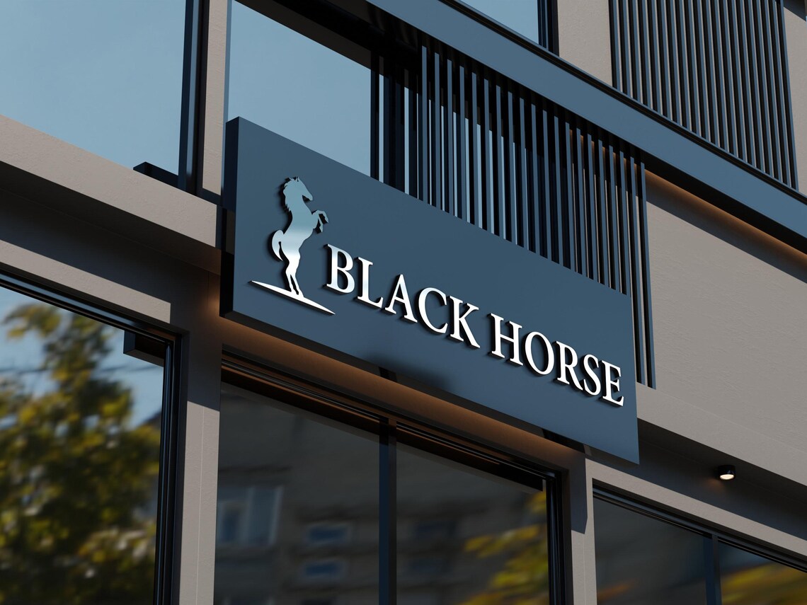 Custom Metal Business Logo Sign: Backlit Store Front Signboard - Etsy