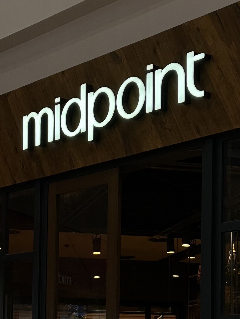 3D Illuminated Sign, 3d Logo, Store Front Sign, Shop Front Sign, 3d ...