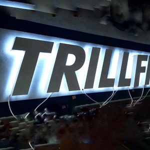 Backlit Wall Sign, 3D Letters, 3d Logo, Backlit Logo, Outdoor Sign ...