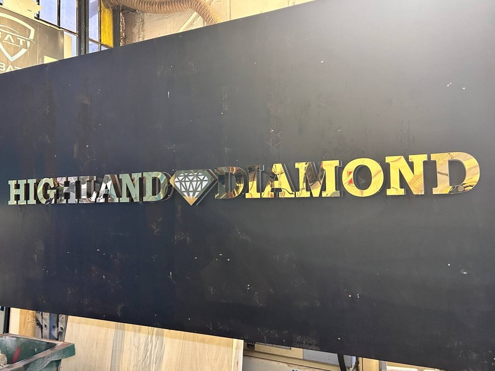 Wall Sign, Backlit Sign, Backlit Logo, Gold Letters, 3d Gold Letters ...