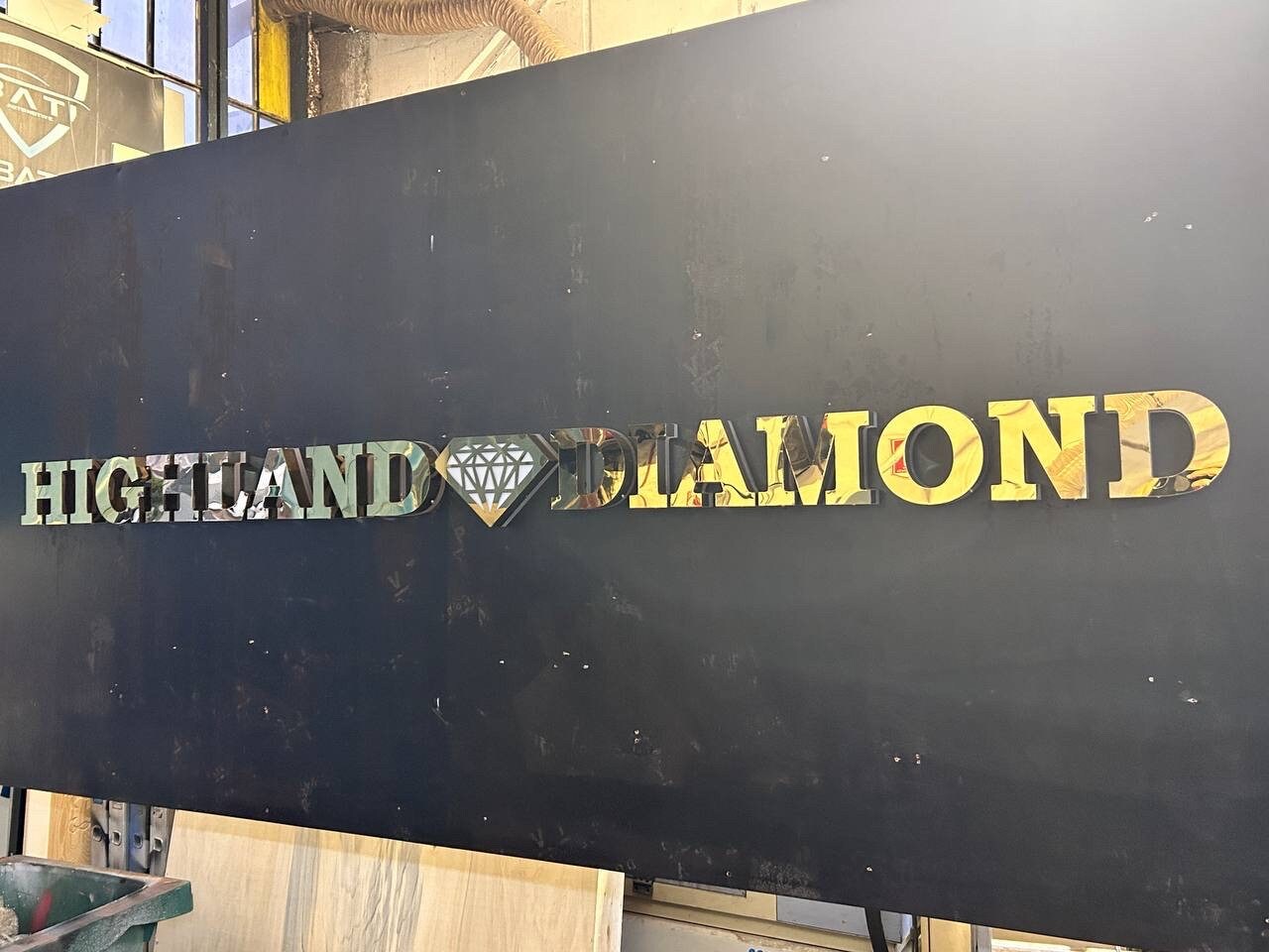 Wall Sign, Backlit Sign, Backlit Logo, Gold Letters, 3d Gold Letters ...