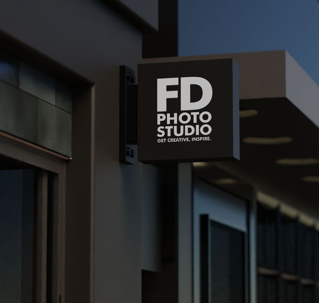 Double Sided Custom Sign, Store Front Sign, Personalized Sign, Blade ...