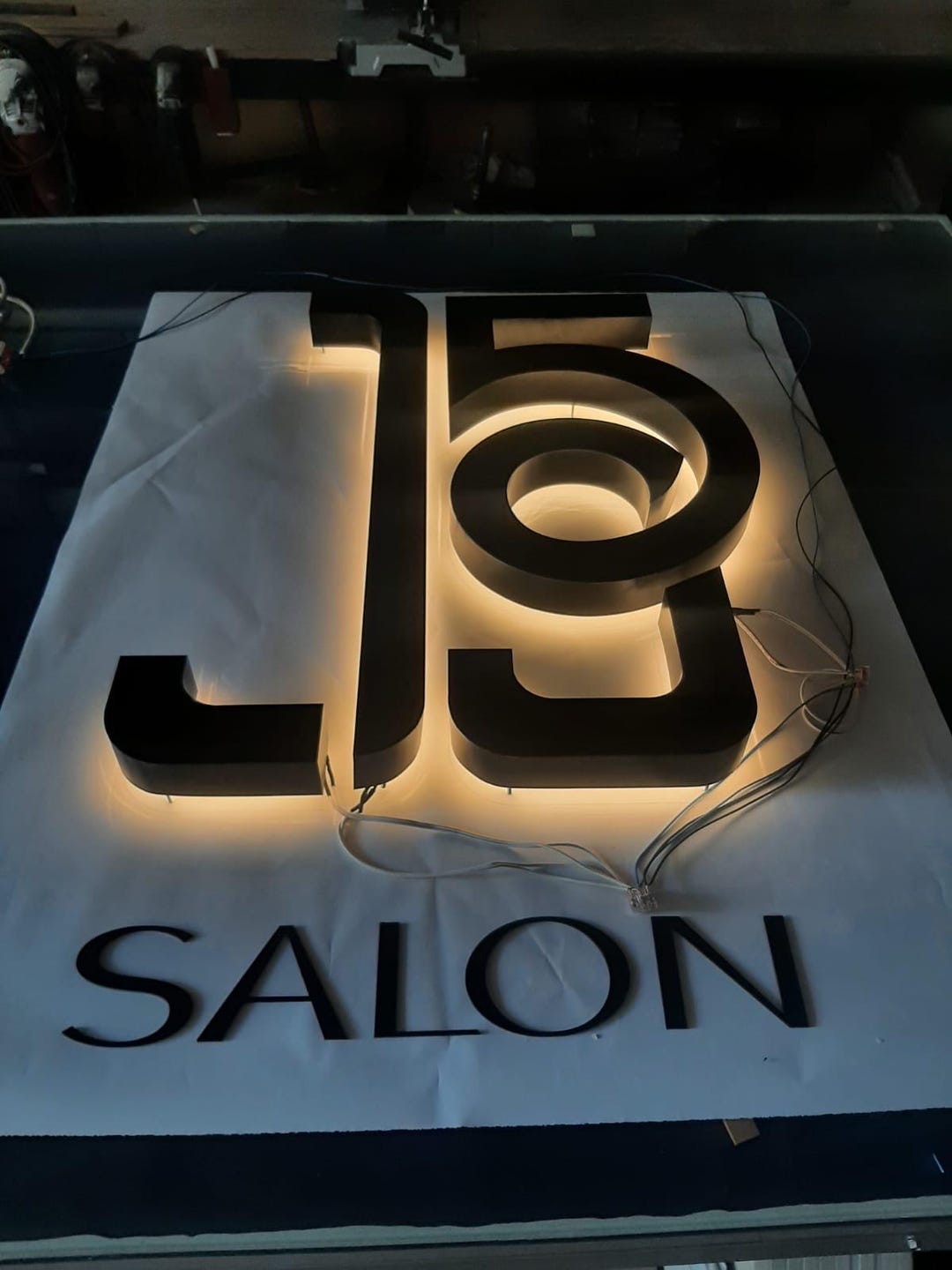 Backlit Logo, Wall Sign, Indoor Welcome Sign, Modern Office Wall Sign ...