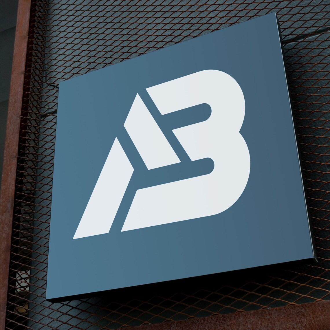 Double Sided Blade Sign, Round Light Box, Circle Custom Sign, Stylish ...