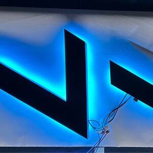Backlit Wall Logo, RGB Backlit Sign, RGB Logo, 3d Led Logo, 3d Letters ...
