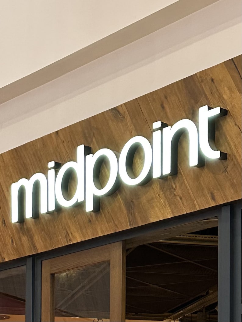 3D Illuminated Sign, 3d Logo, Store Front Sign, Shop Front Sign, 3d ...