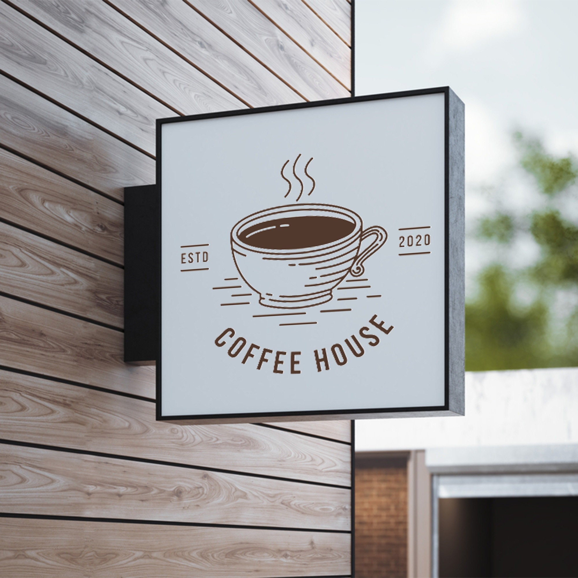 Double Sided Light Box Shop Front Sign Custom Outdoor Logo - Etsy