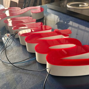 Front Light Sign, Wall Sign, Halo Lit Sign, Frontlight Logo, Front ...