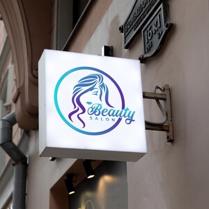 Double-sided Personalized Shop Sign Store Front Sign Light - Etsy