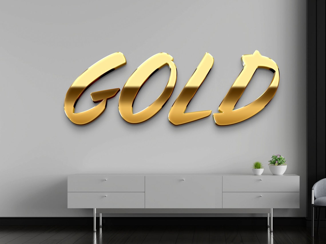 Chrome Letters, 3d Metal Letters, 3D Sign, Illuminated Letter Box, Shop ...