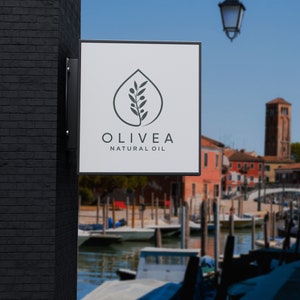 Double Sided Blade Sign, Round Light Box, Circle Custom Sign, Shop Sign ...