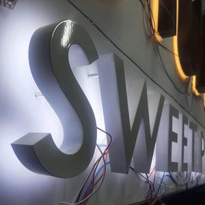 Custom Backlit 3D Logo Sign: Modern Office Decor, Indoor/outdoor - Etsy