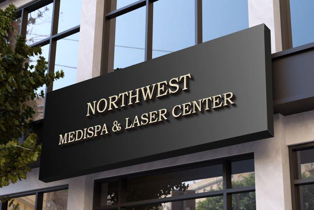 Wall Sign, Matte Black Board, Stainless Chrome Brushed Gold Letters ...