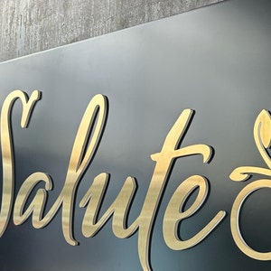 Signboard, Wall Sign, Backlit Sign, Backlit Logo, Gold Letters ...