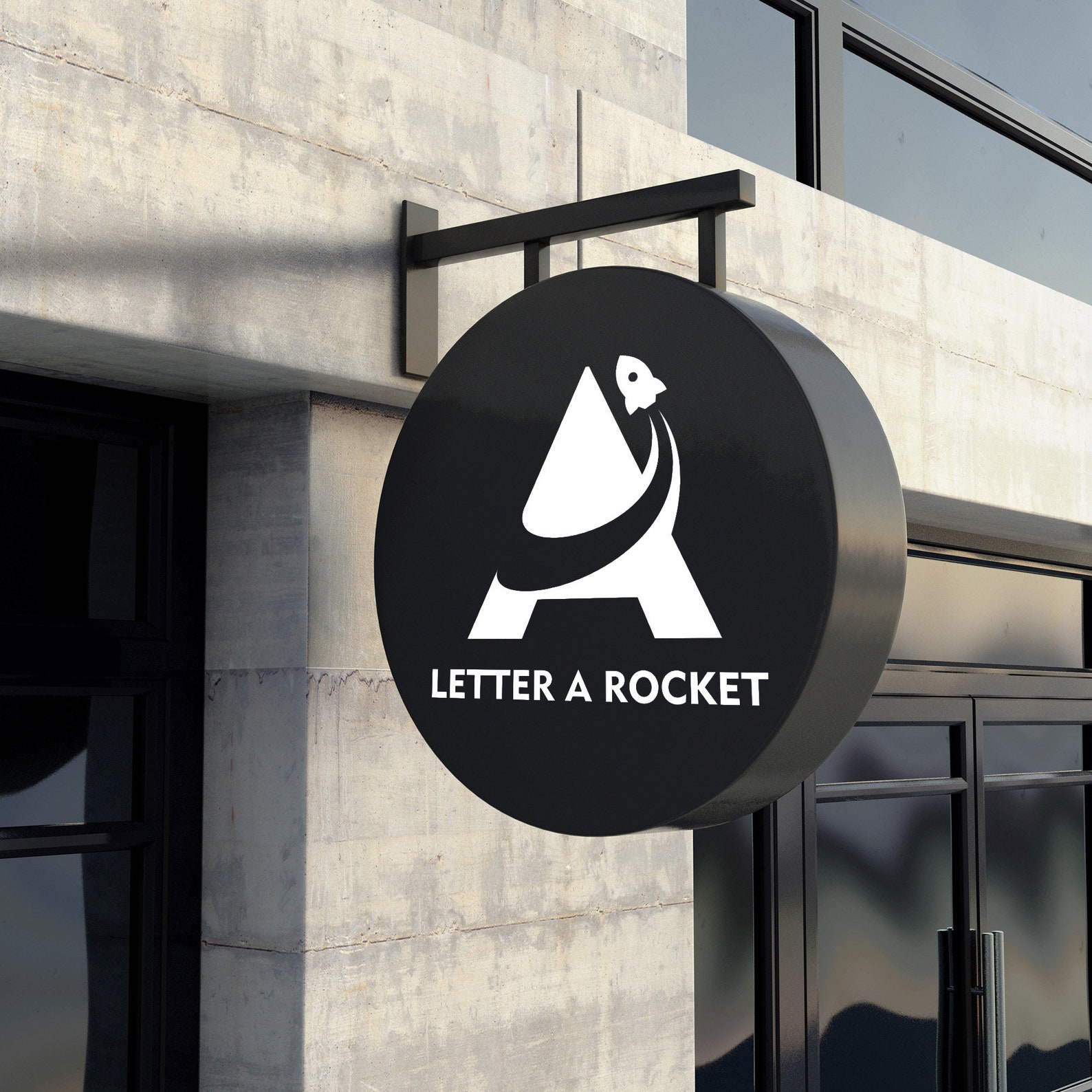 Round Sign, Double Sided Sign, 3d Box Letters, Store Front Sign ...