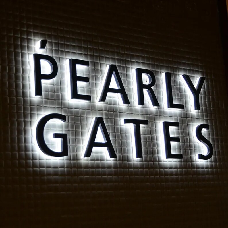 Backlit Sign , Wall Sign, 3d Logo, Office Decor, Illuminated Led ...