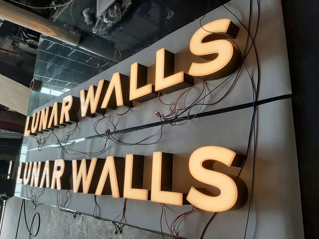 3D Logo, Wall Sign, Room Sign, İnterior Decor, Outdoor Sign, Frontlit ...