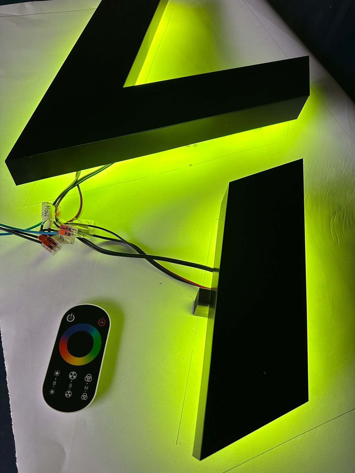 Backlit Wall Logo, RGB Backlit Sign, RGB Logo, 3d Led Logo, 3d Letters ...